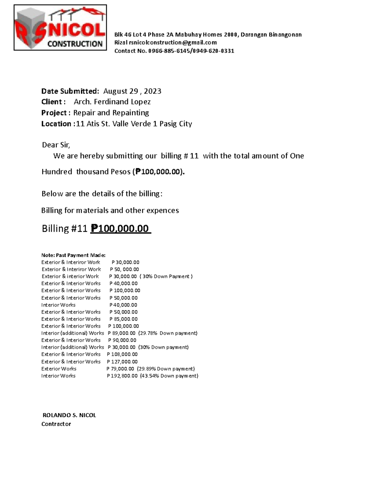 Zettenicol - Business - Blk 46 Lot 4 Phase 2A Mabuhay Homes 2000 ...