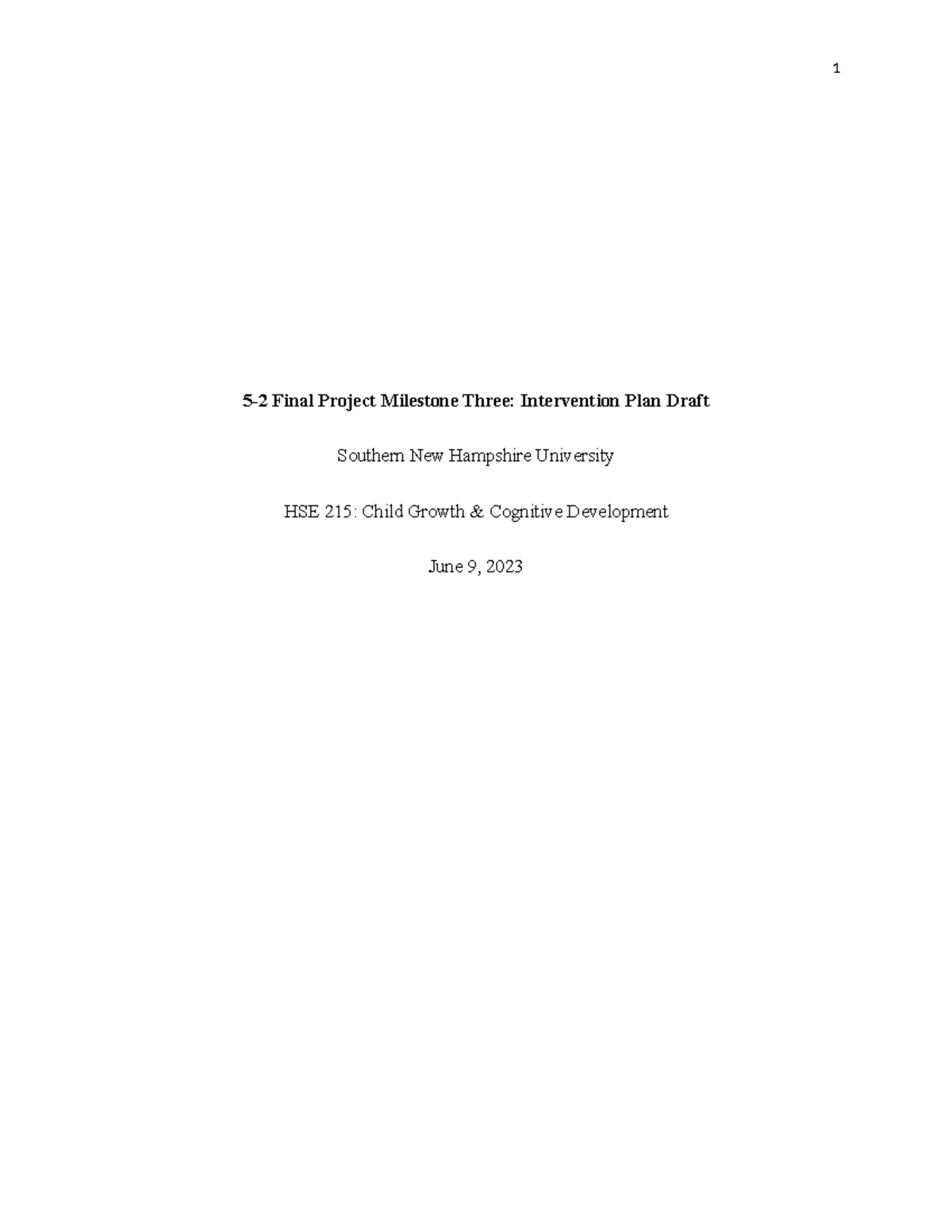 5-2 Final Project Milestone Three - These children are becoming teenagers and trying to find out ...