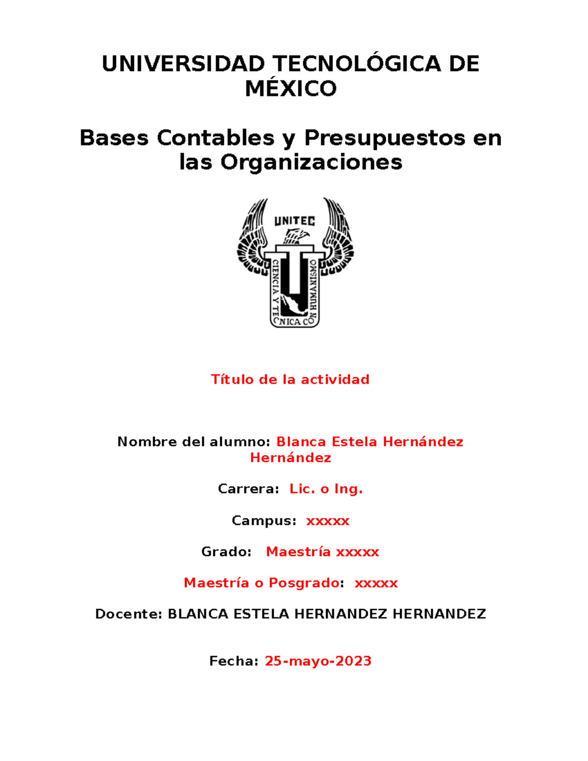 Portada Bases Contables - Probabilidad y Estadística - UNIVERSIDAD ...