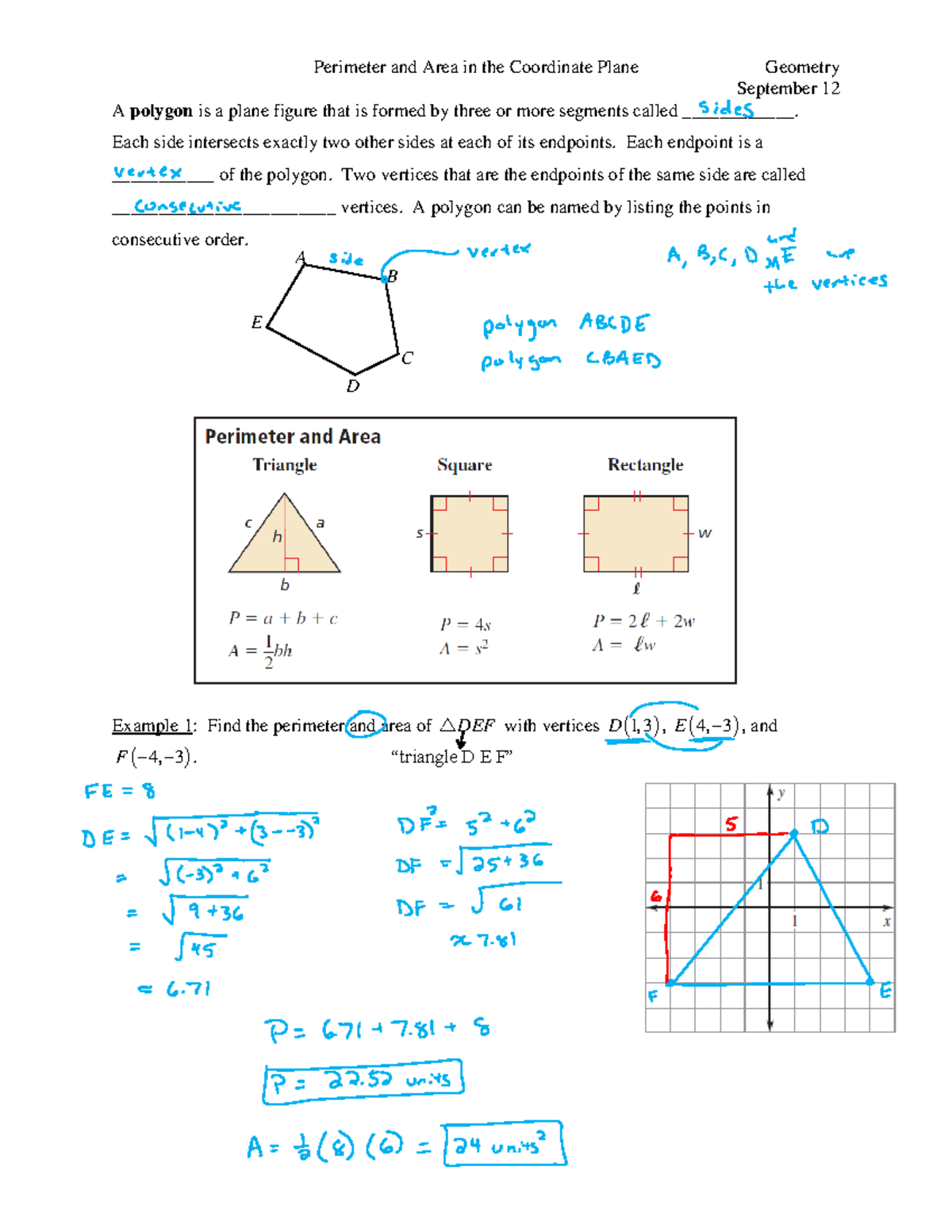 09 12 Perimeter And Area In The Coordinate Plane Perimeter And Area 09-12-perimeter-and-area-in-the-coordinate-plane-perimeter-and-area