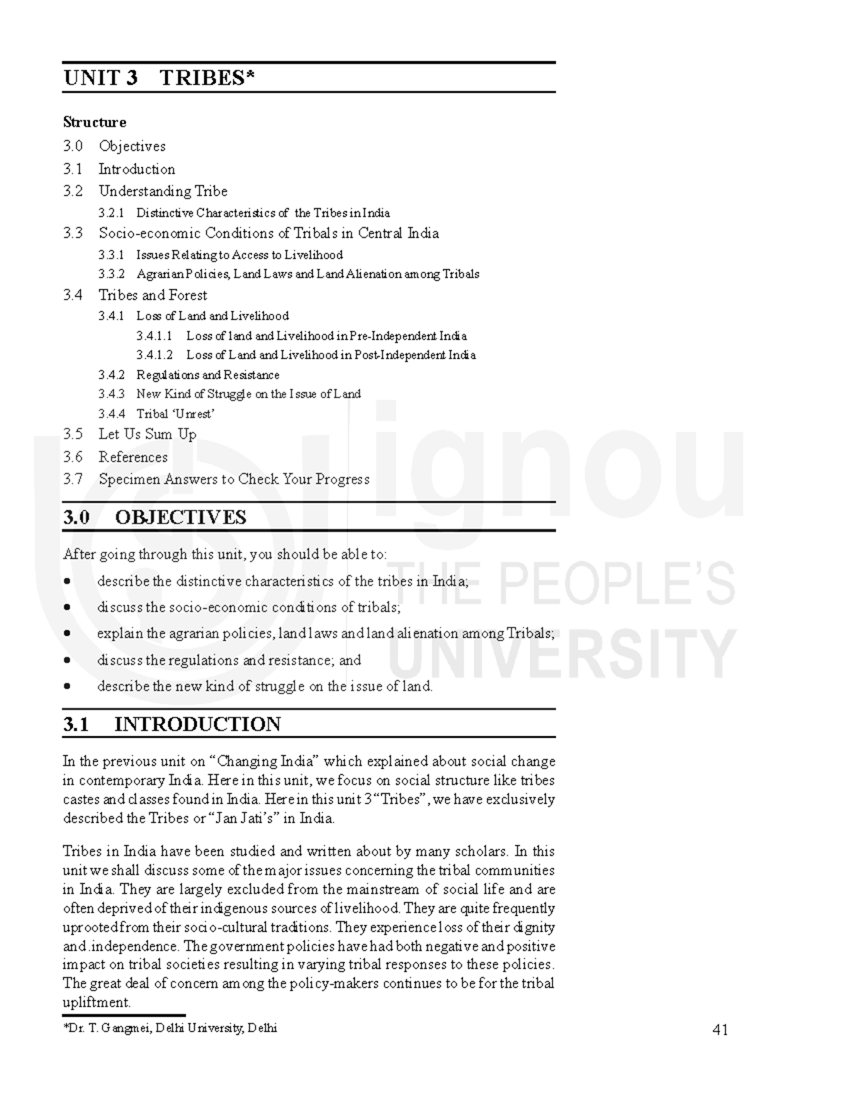 Unit-3 Tribe - It's the summery of text book - Changing India UNIT 3 ...