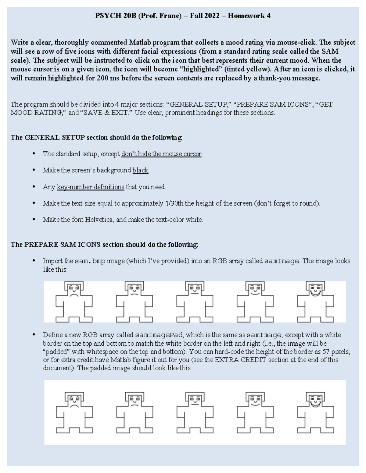 Psych 20b fall 2022 hw4 - cool teacher - PSYCH 20B (Prof. Frane) – Fall ...