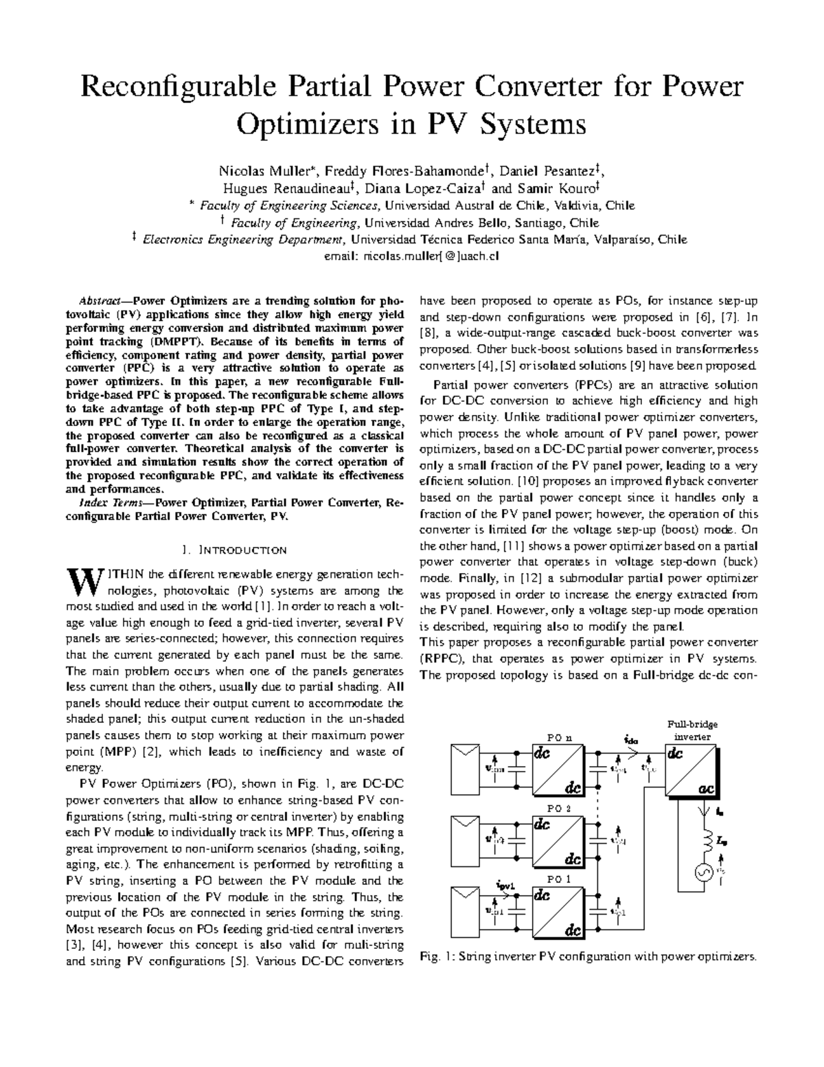 Final version Reconfigurable Power Optimizer - Reconfigurable Partial Power Converter for Power ...