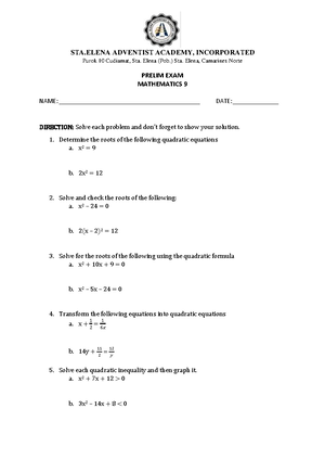 TLE 9-10 Curriculum Map- Melcs - GRADE LEVEL: 9- SUBJECT: DRESSMAKING ...