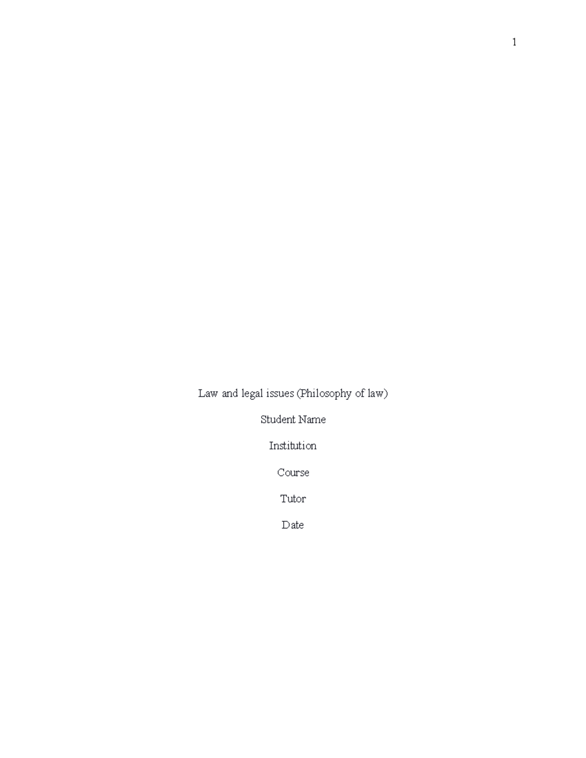 2799241 Grade A Law And Legal Issues Philosophy Of Law Student