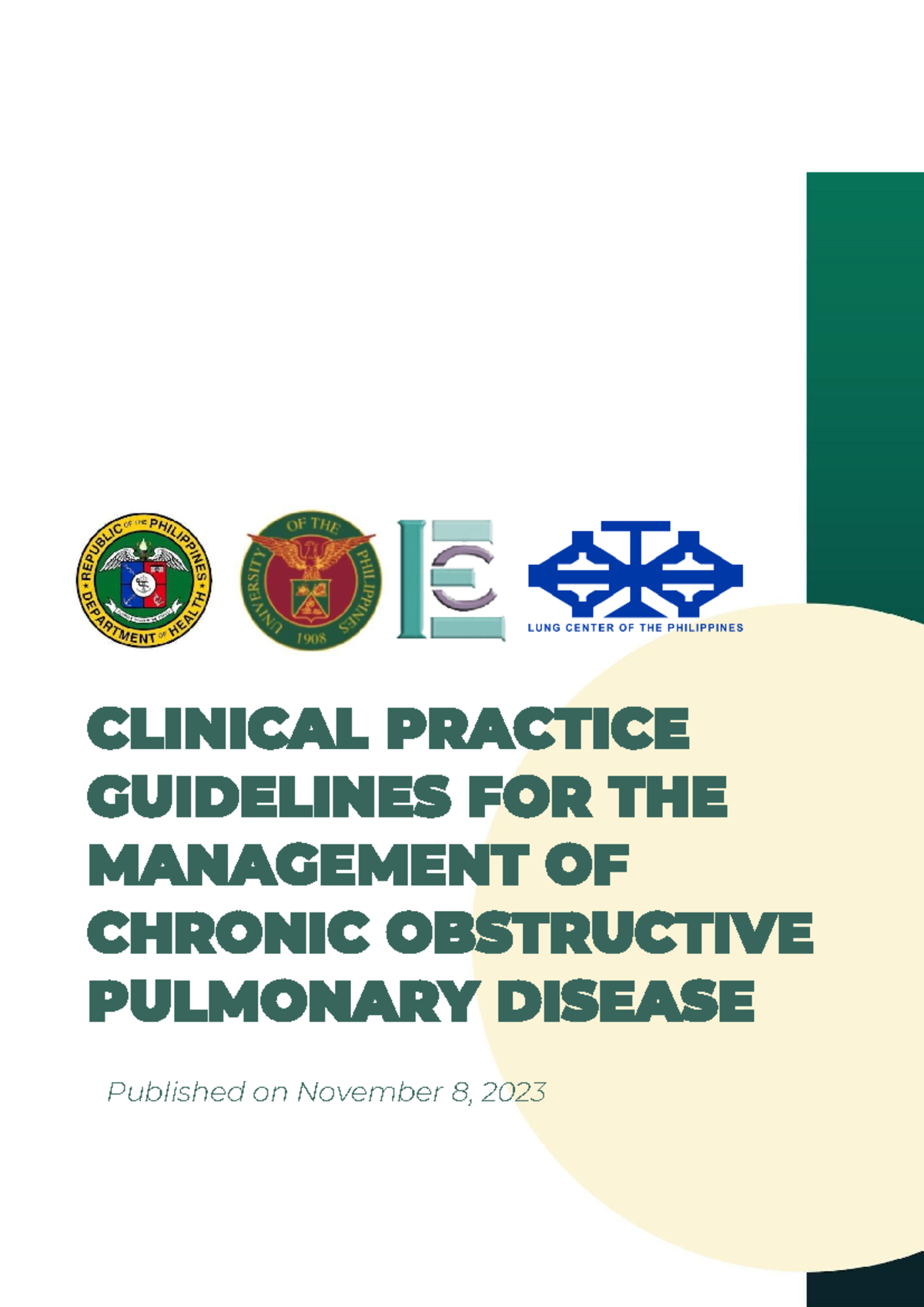 [CPG] Clinical Practice Guidelines for the Management of Chronic ...