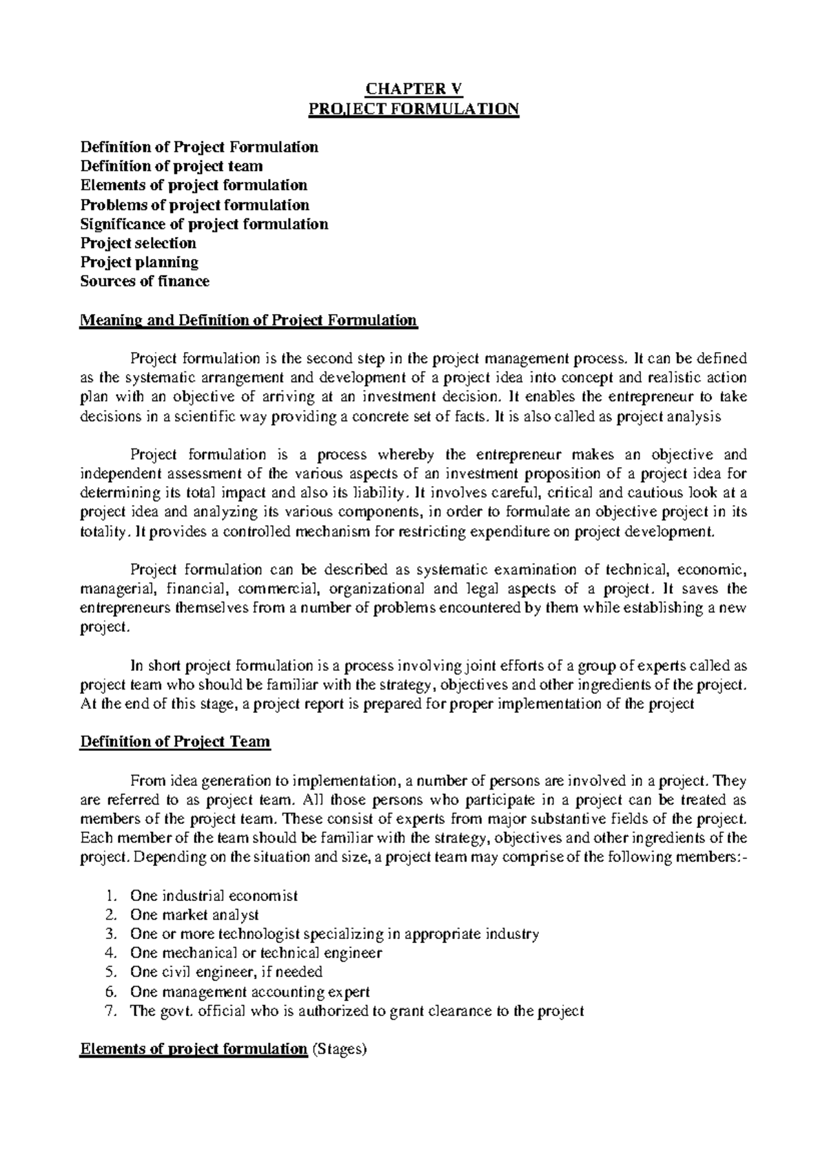 Chapter V - Easy way to learn - CHAPTER V PROJECT FORMULATION ...