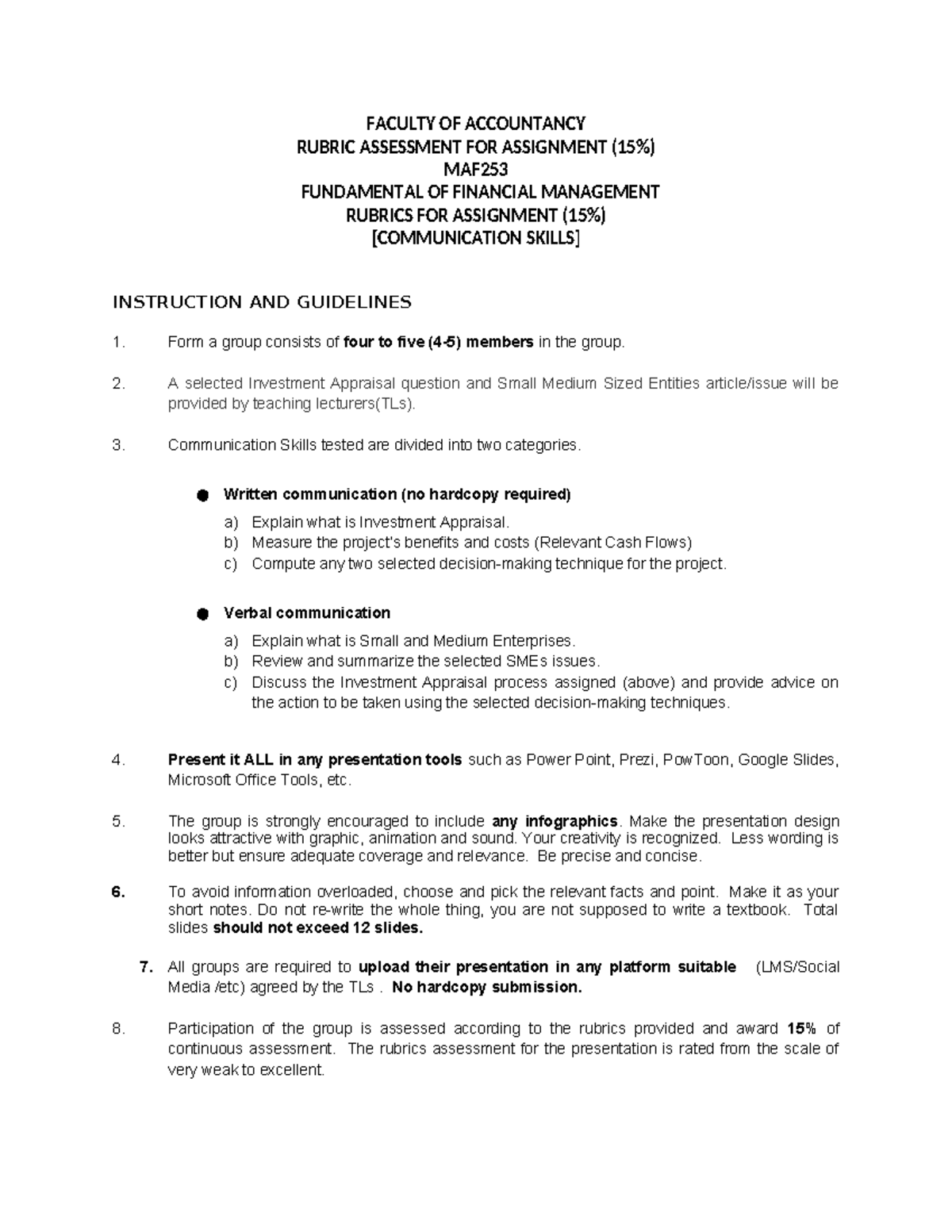 5 6208444864967739057 - FACULTY OF ACCOUNTANCY RUBRIC ASSESSMENT FOR ...