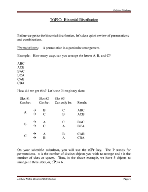 Statistical Inference - Lecture Notes: Statistical Inference ...