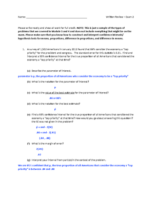 Math 116: Section 2.3 - MATH 116 SECTION 2. Secon 2: One Quantave ...