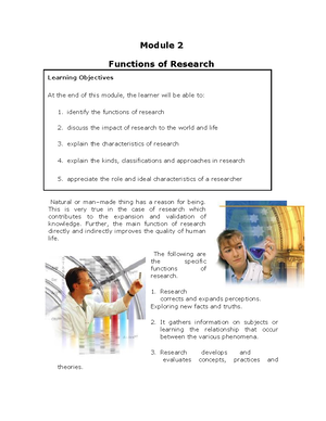 Research Learning Module 6 - Module 6 The Theoretical Background This ...