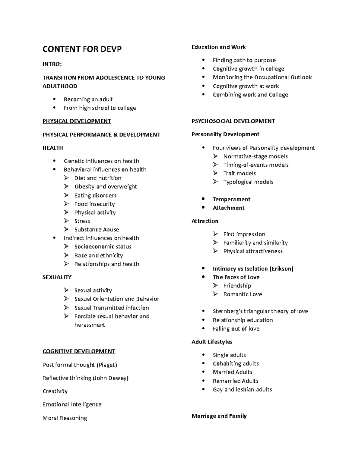 Content-FOR-DEVP - haha - CONTENT FOR DEVP INTRO: TRANSITION FROM ...