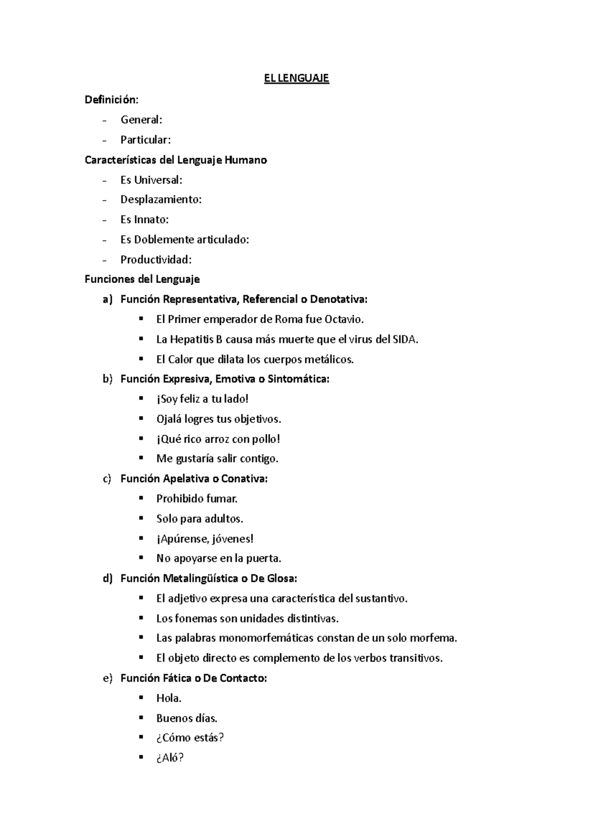 Semana 1 - El lenguaje (lengua, habla, norma, dialecto, sociolecto ...
