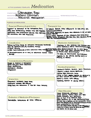 Enoxaparin (Lovenox) Medication - ACTIVE LEARNING TEMPLATES THERAPEUTIC ...