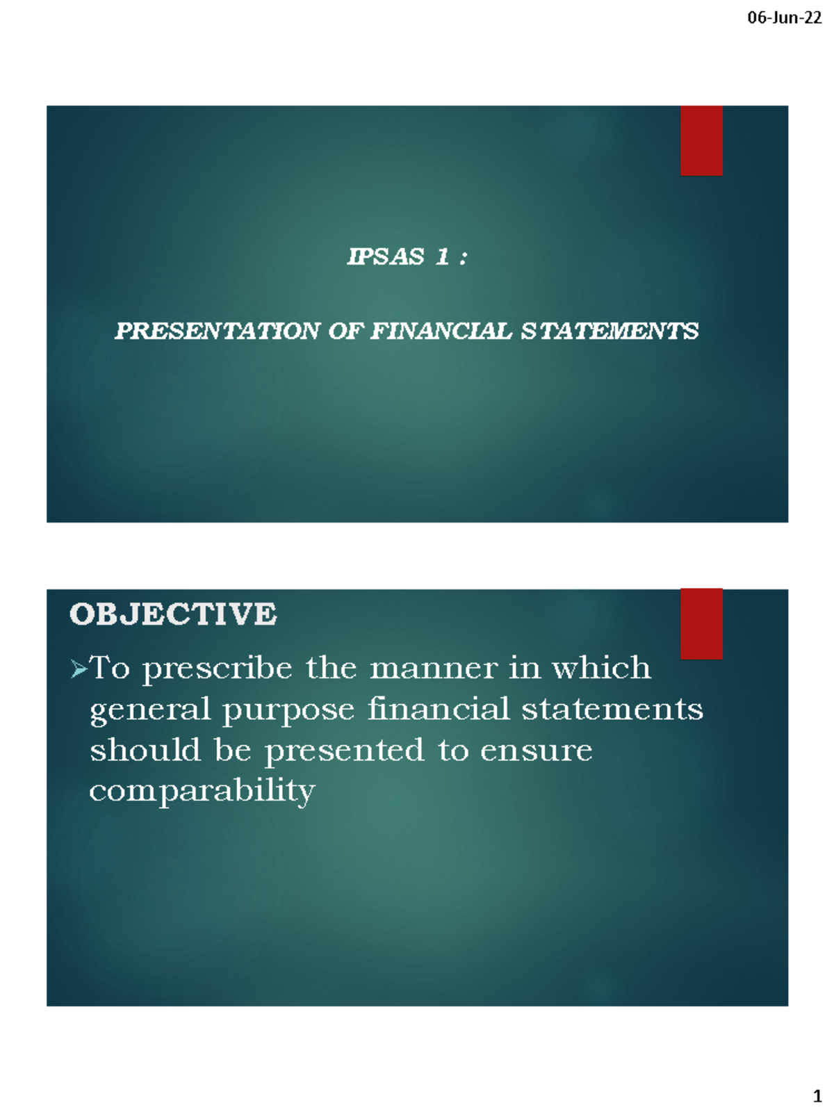 Ipsas 1 - fffffffffffff - IPSAS 1 : PRESENTATION OF FINANCIAL ...