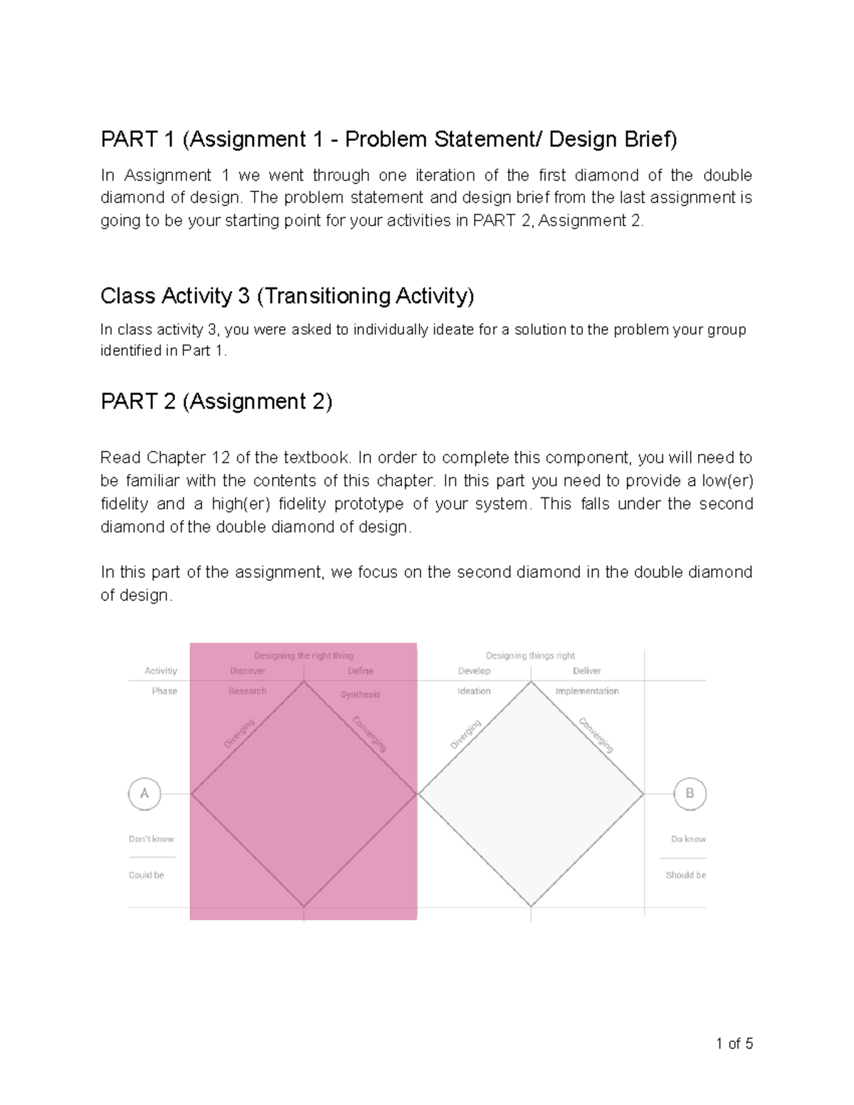 lect- EECS 3461 - PART 1 (Assignment 1 - Problem Statement/ Design ...