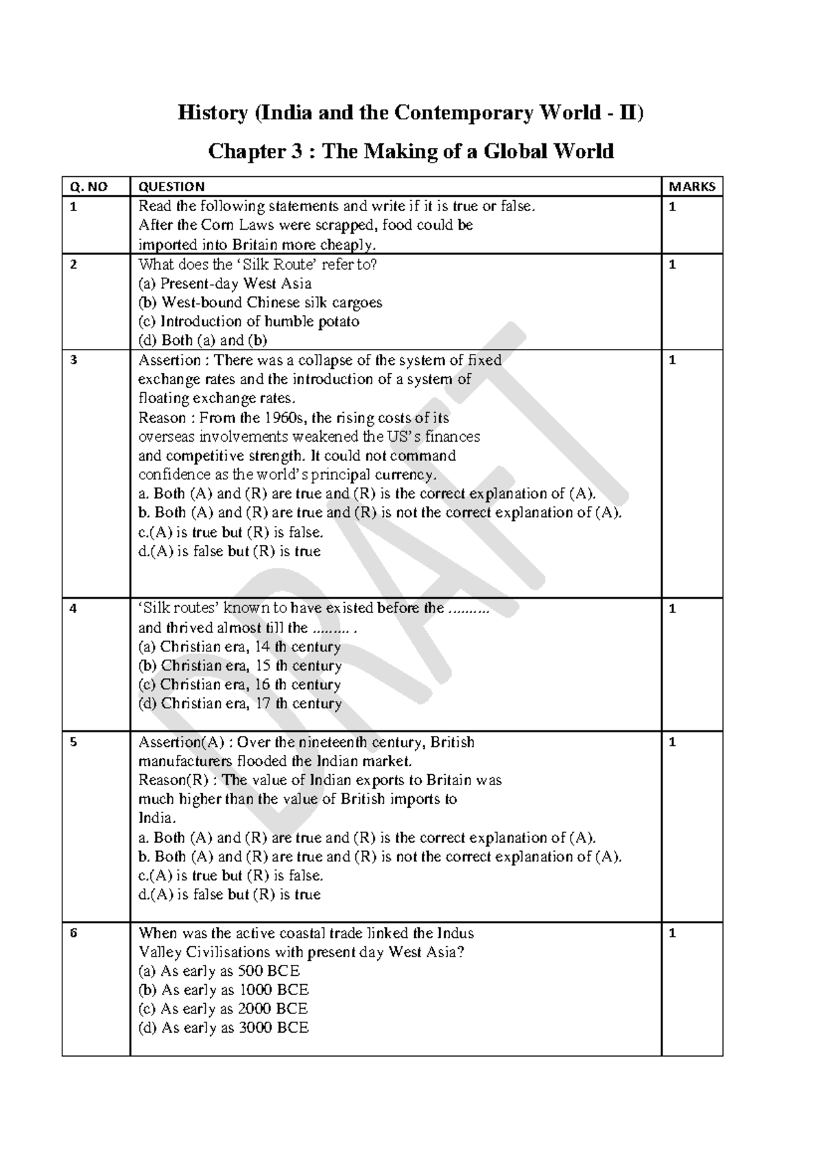 CH-3-History-The Making of a Global World - History (India and the ...