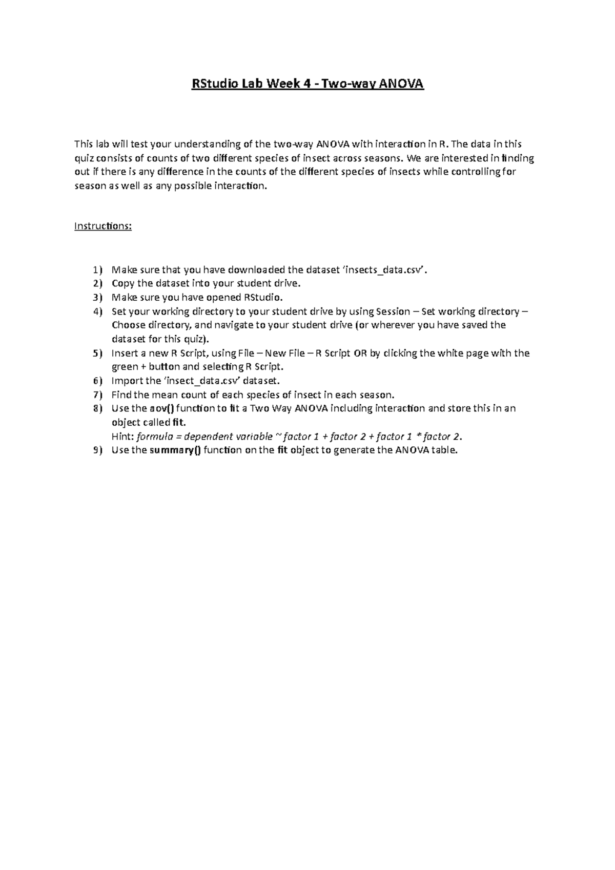 RStudio Lab Week 4 - Two-way Anova 3 - RStudio Lab Week 4 - Two-way ...