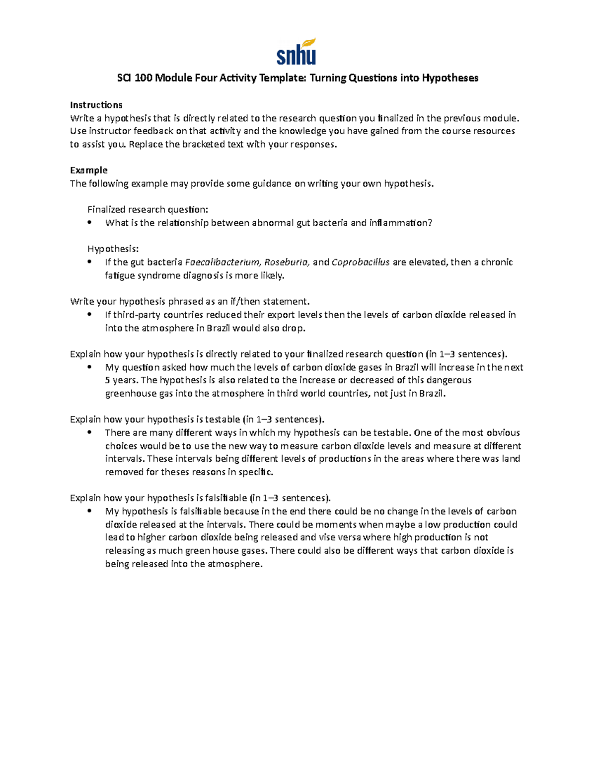 SCI 100 Module Four Activity Template (1) - SCI 100 Module Four ...