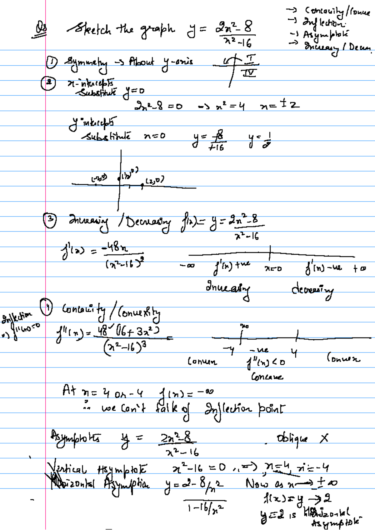 Sketch the grapg questions - Maths honours - Studocu