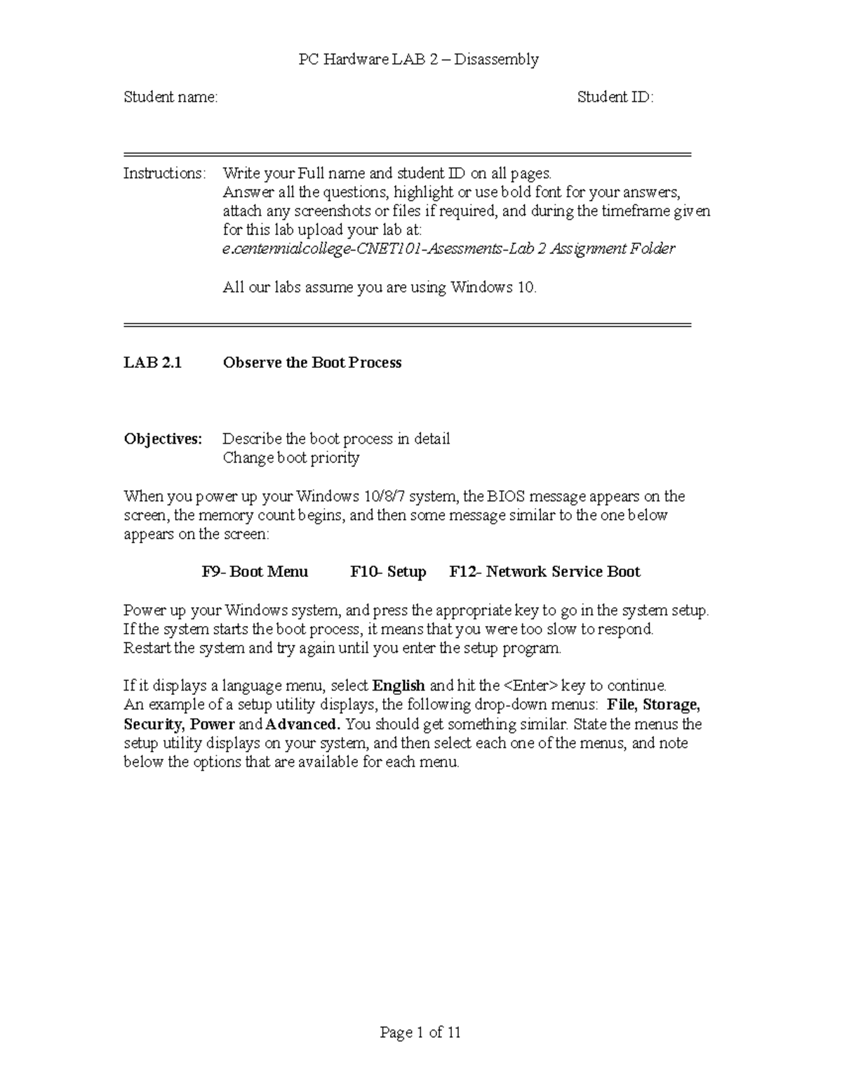 LAB 2 - Disassembly - Week 2 lab manual asdg asd asdasd asd as ...