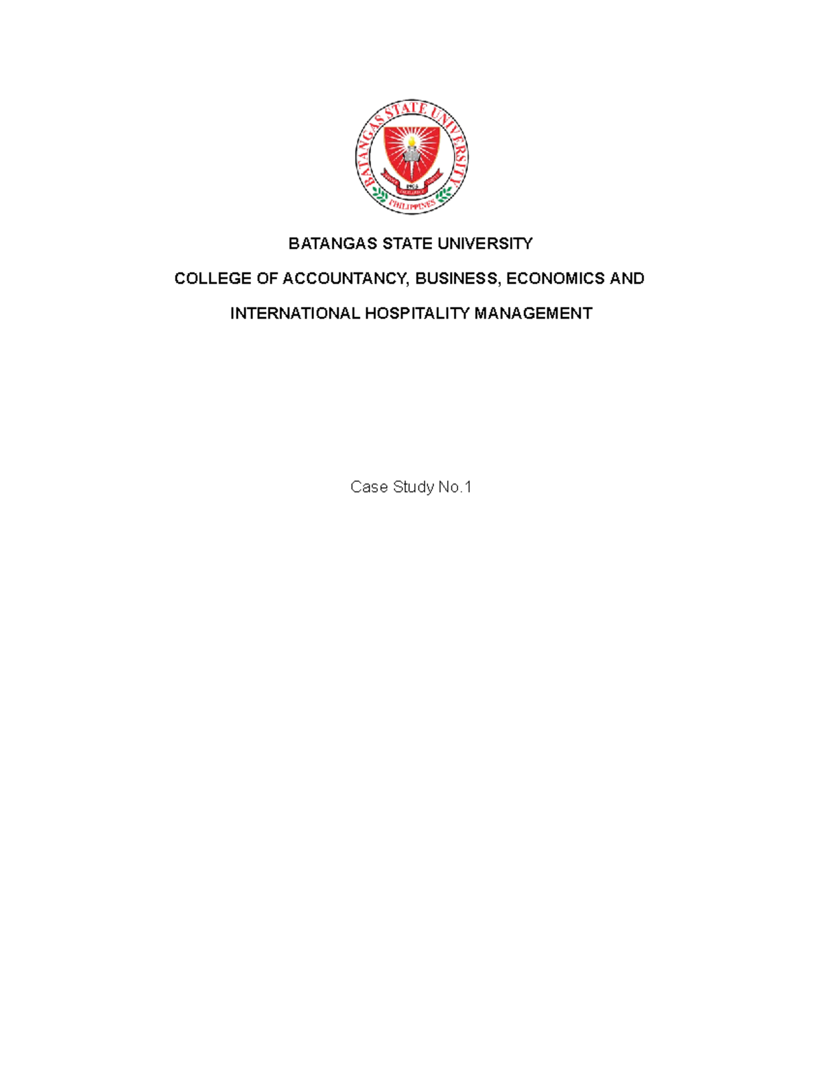 Case Study No. 1 Ethical Behavior in Workplace - professional education ...