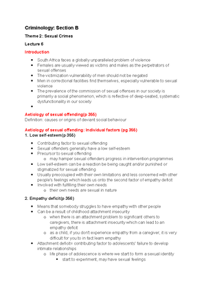 Theme 1 Notes - Violent behavior, types of murder, types of robbery ...