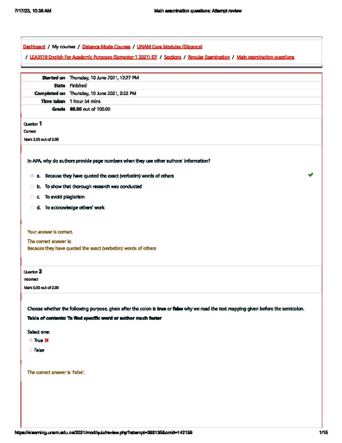 EAP exams - EAP - English for Academic Purposes - Studocu