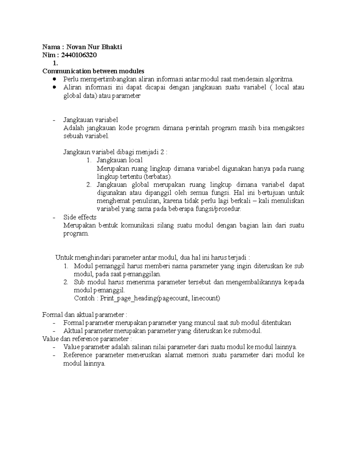 202011 09151914 2440106320 Novan NUR Bhakti COMP6056 LH01 MID conf - Copy - Nama : Novan Nur ...