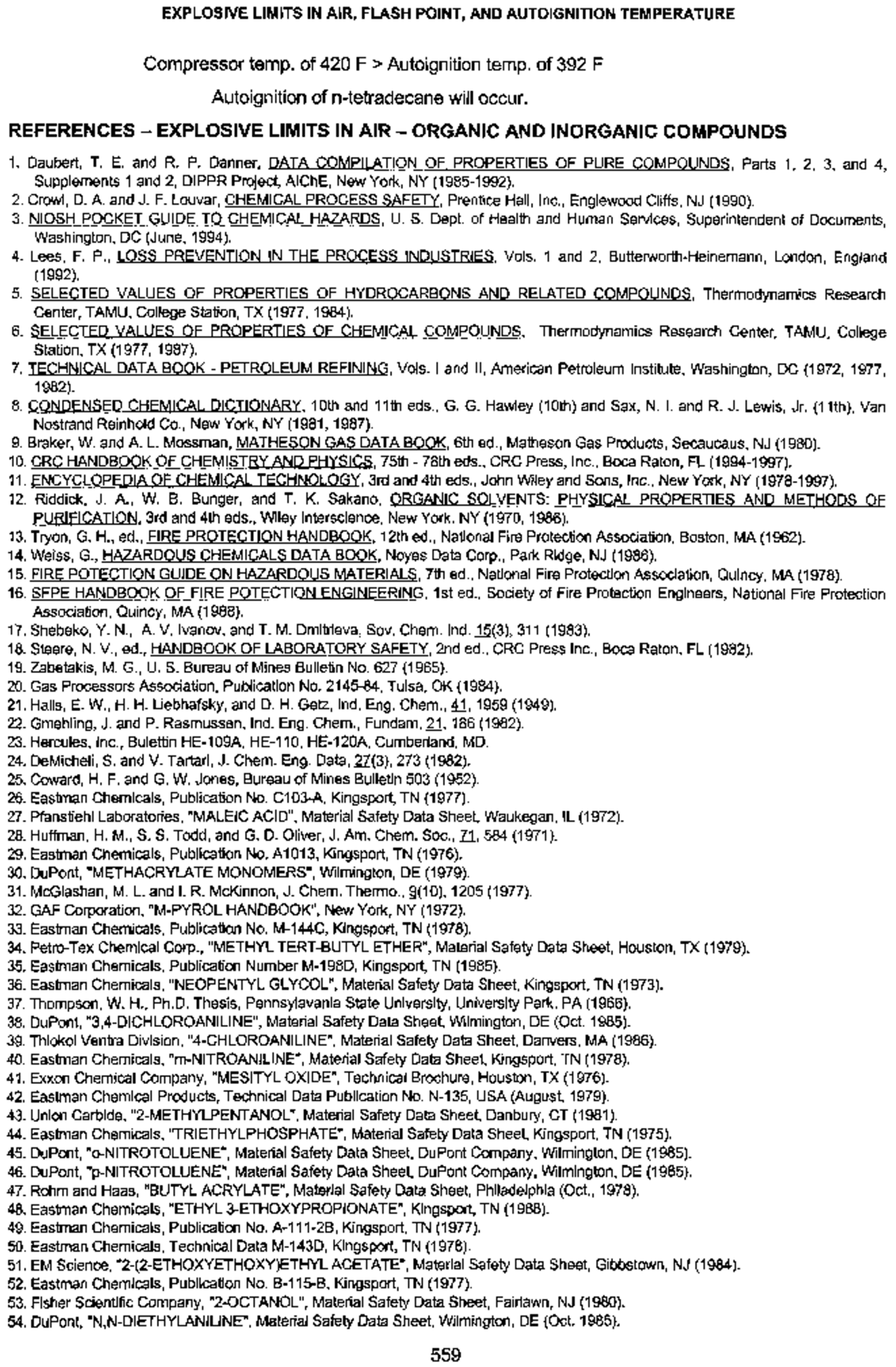 Chemical Properties Handbook Physical, Thermodynamics, Engironmental ...