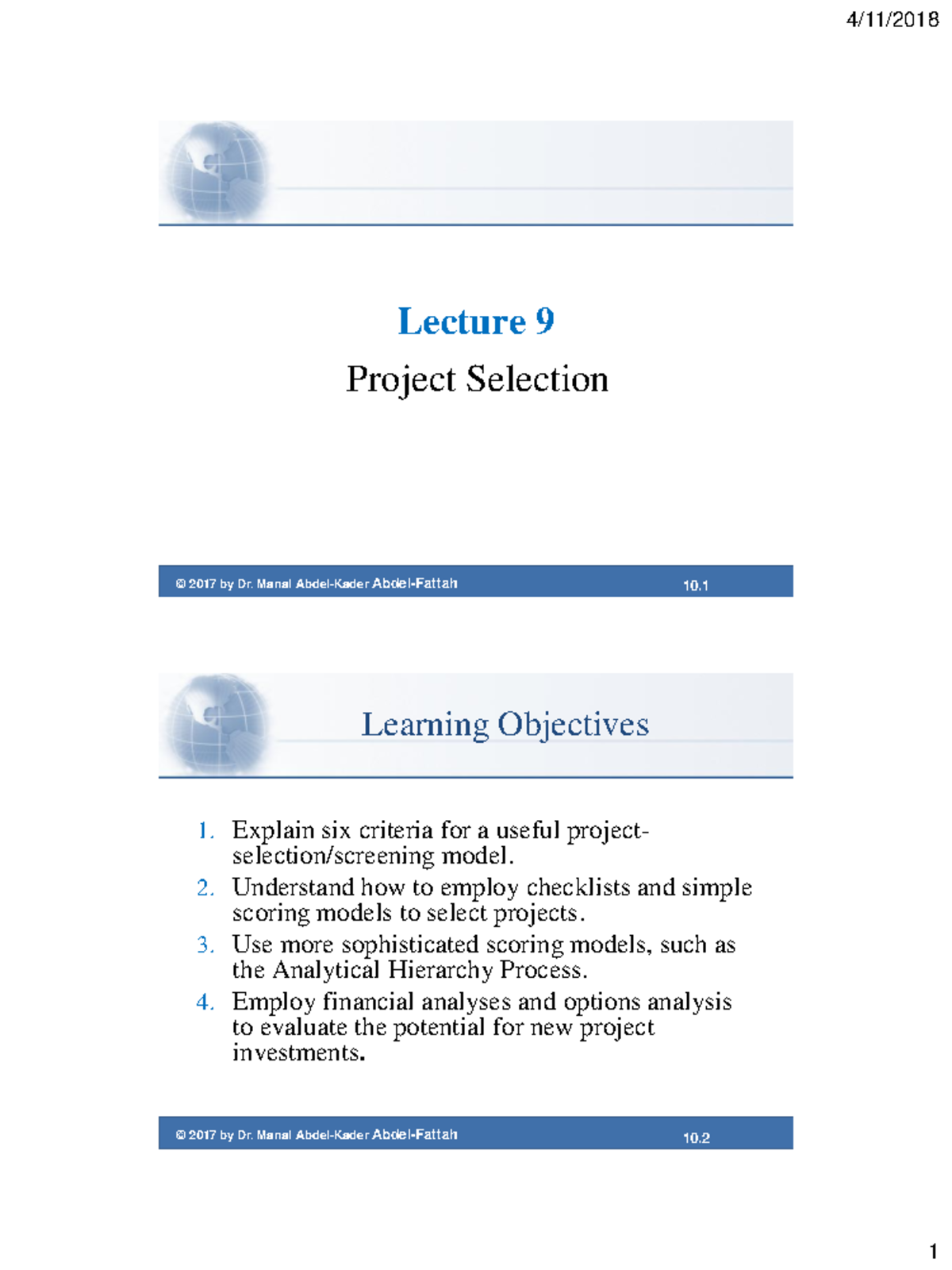 Chapter 10 Project Scheduling: Lagging, Crashing, and Activity Networks ...