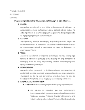 MGA ESTILO NG PAG-AARAL AT EPEKTO NITO SA AKADEMIKONG PAGKATUTO NG MGA ...