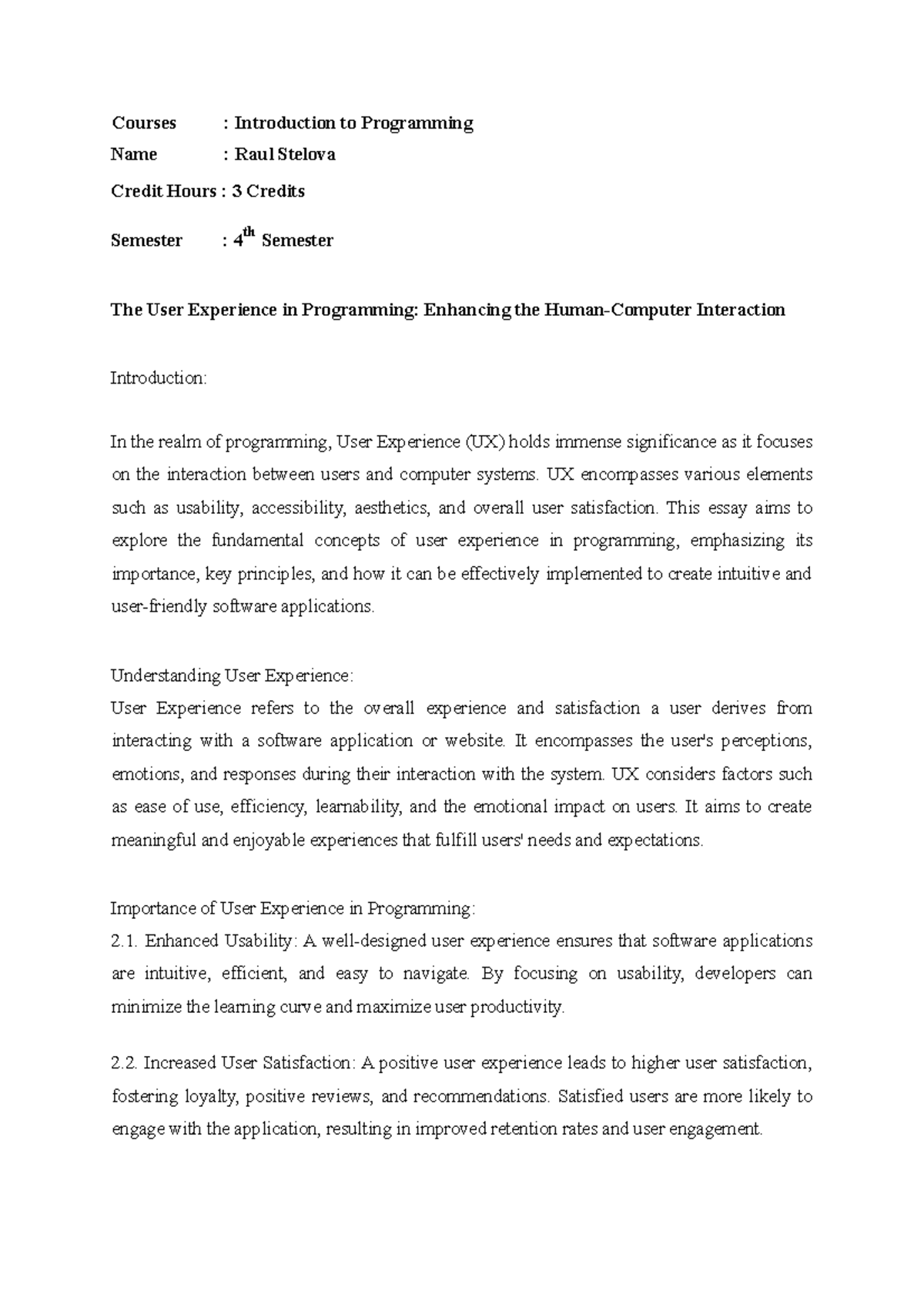 Student Notes In Keele University - Programing-30 - Courses ...