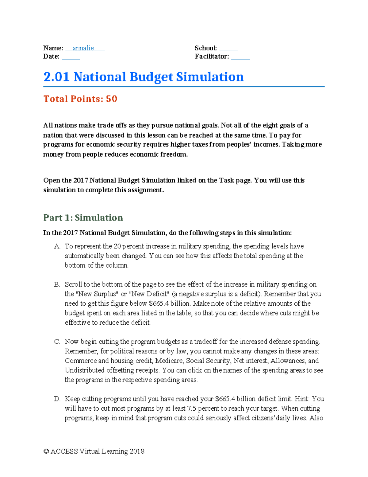 02-01 task1 - notes - Name: annalie Date: School: Facilitator: 2 ...