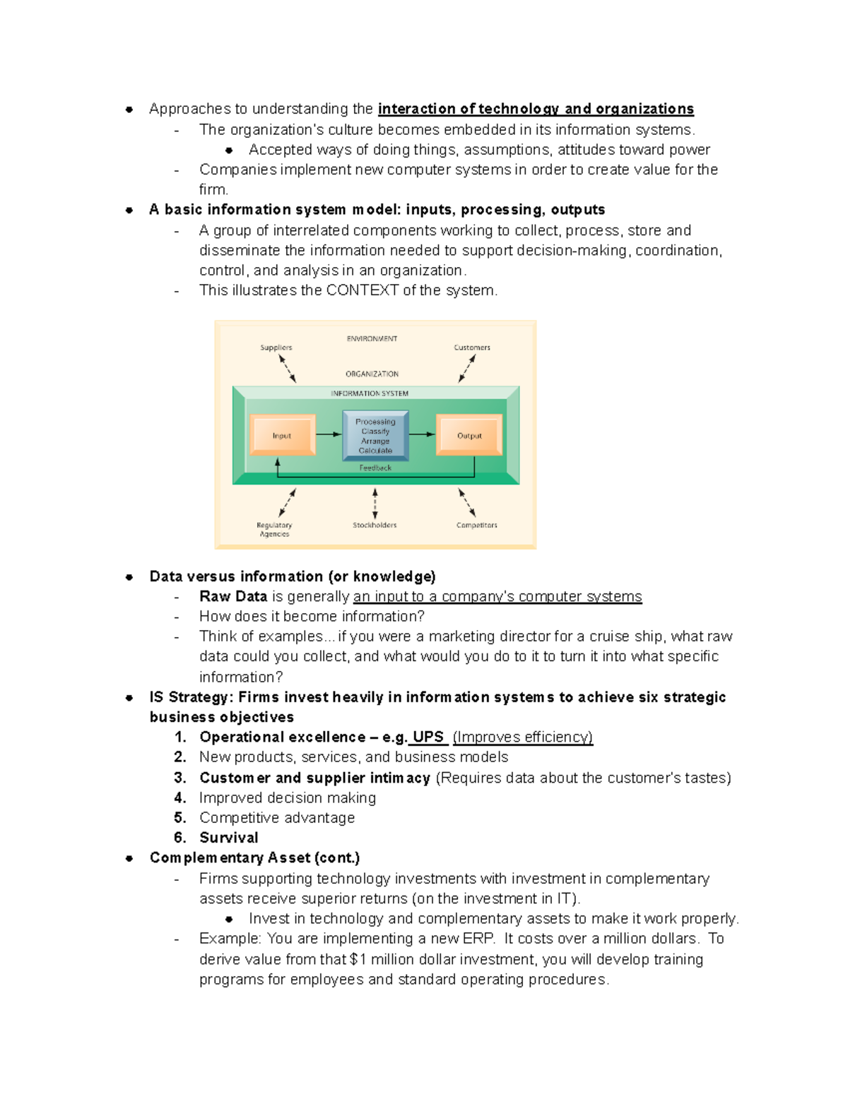 IS223 Midterm Study Guid - Approaches to understanding the interaction ...