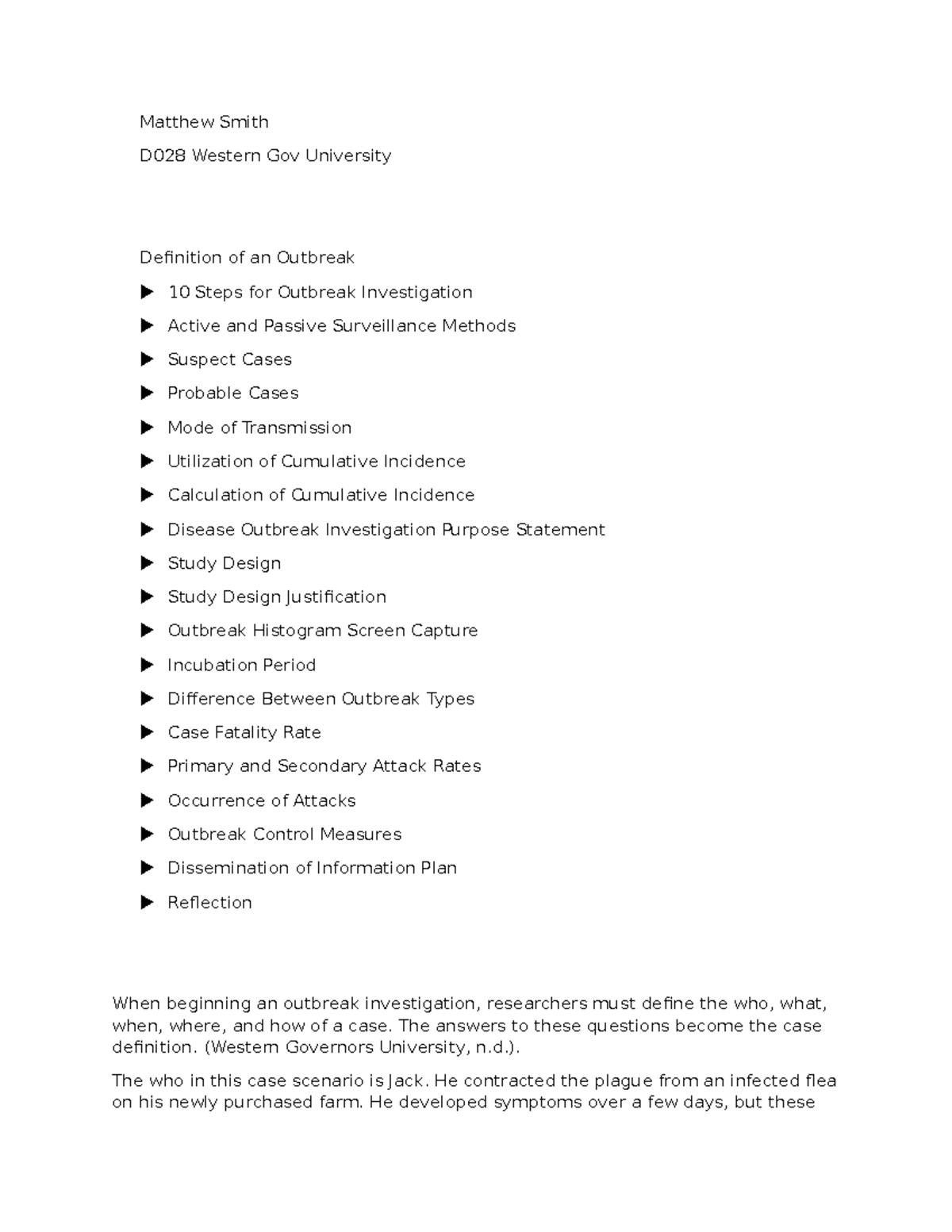 D028 My Presenter Notes - Matthew Smith D028 Western Gov University ...