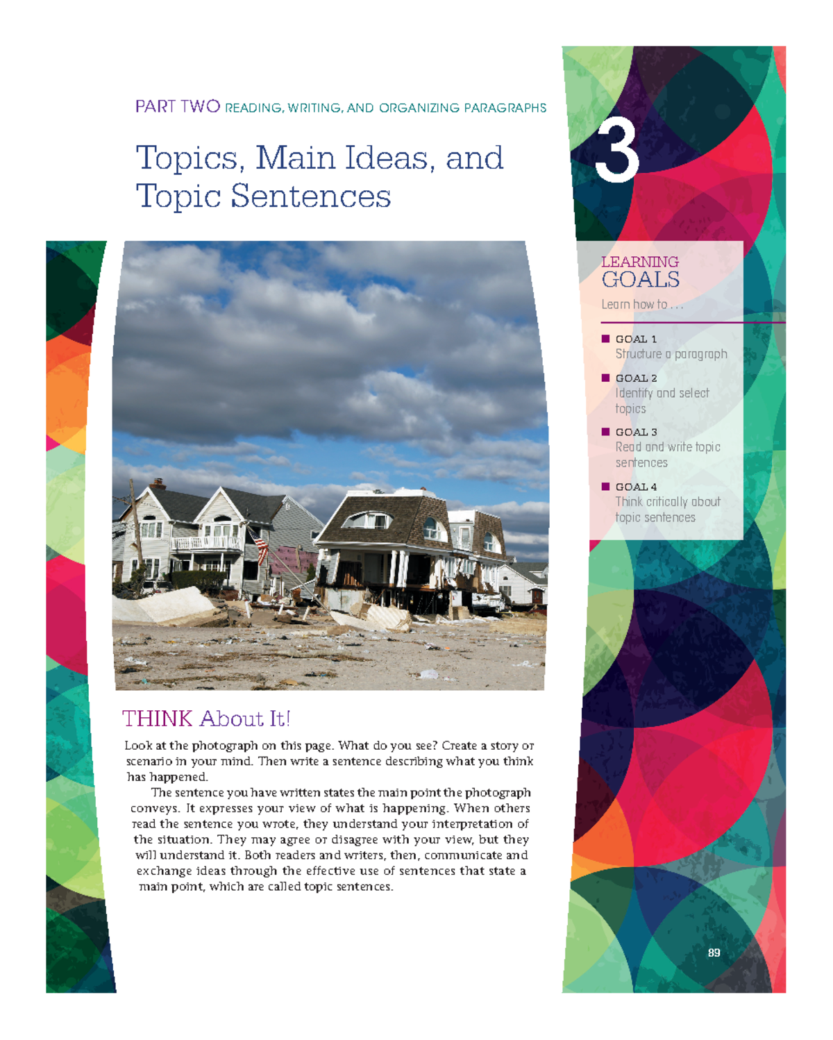 ELC121 BOOK Excerpt Topic Sentence & MAIN Ideas Students COPY - 89 ...