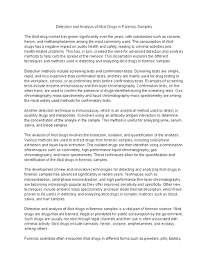 Analysis of Explosives and Explosive Residues in Forensic ...