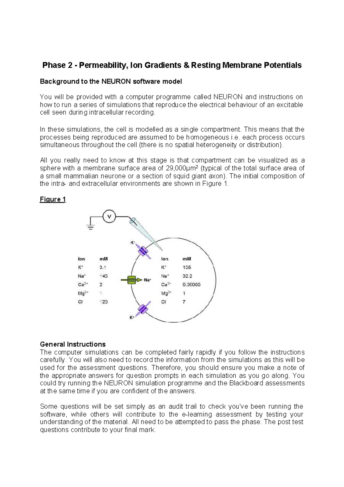Phase 2 Software Guide 2020 - Phase 2 - Permeability, Ion Gradients ...