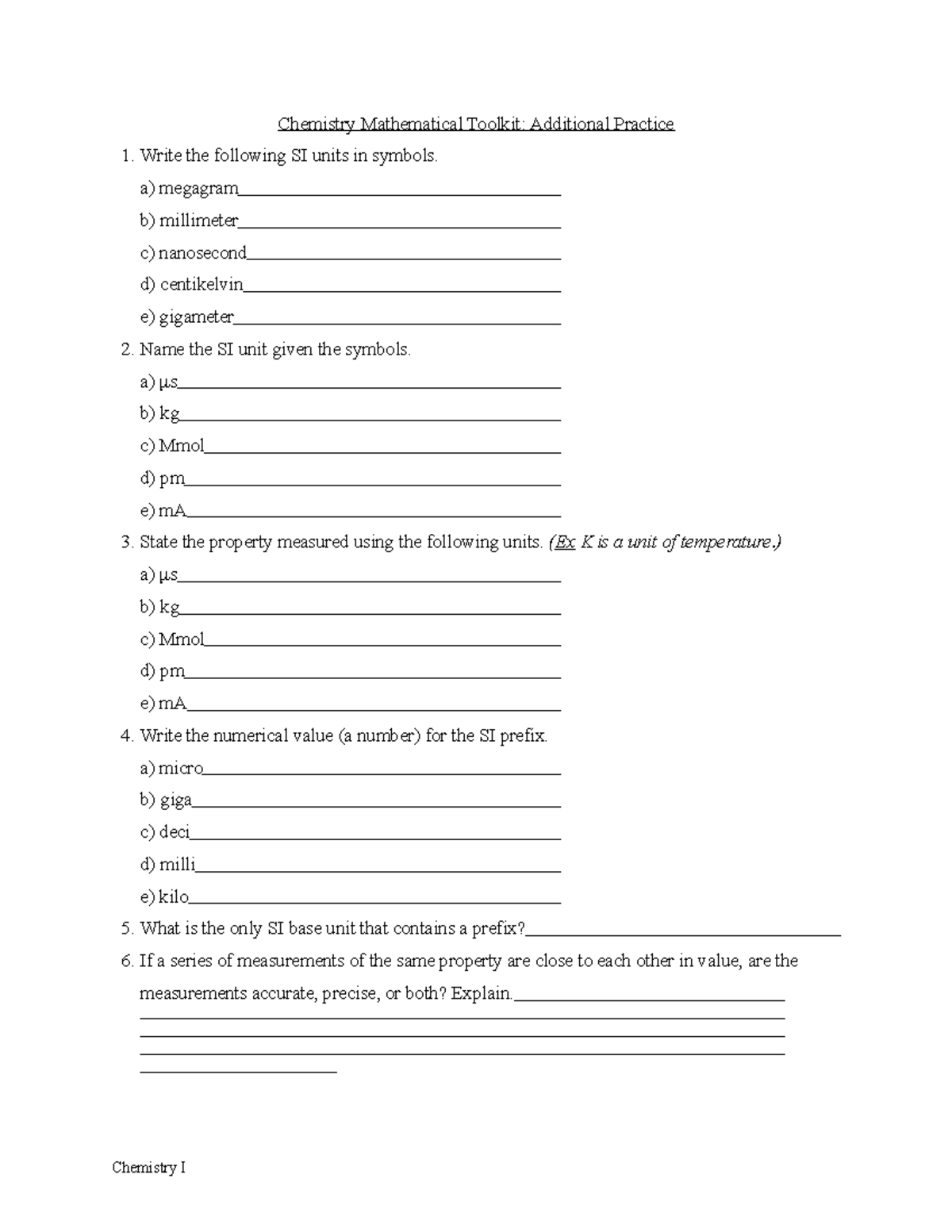 02 2020-2021 Chemistry Mathematical Toolkit Regular Additional Practice ...