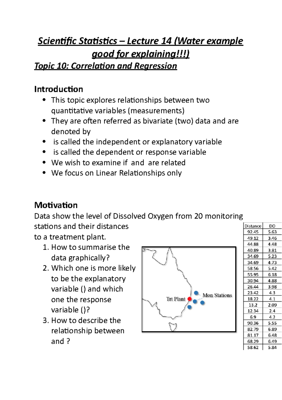 Scientific Statistics Lecture 14 - Scientific Statistics – Lecture 14 ...
