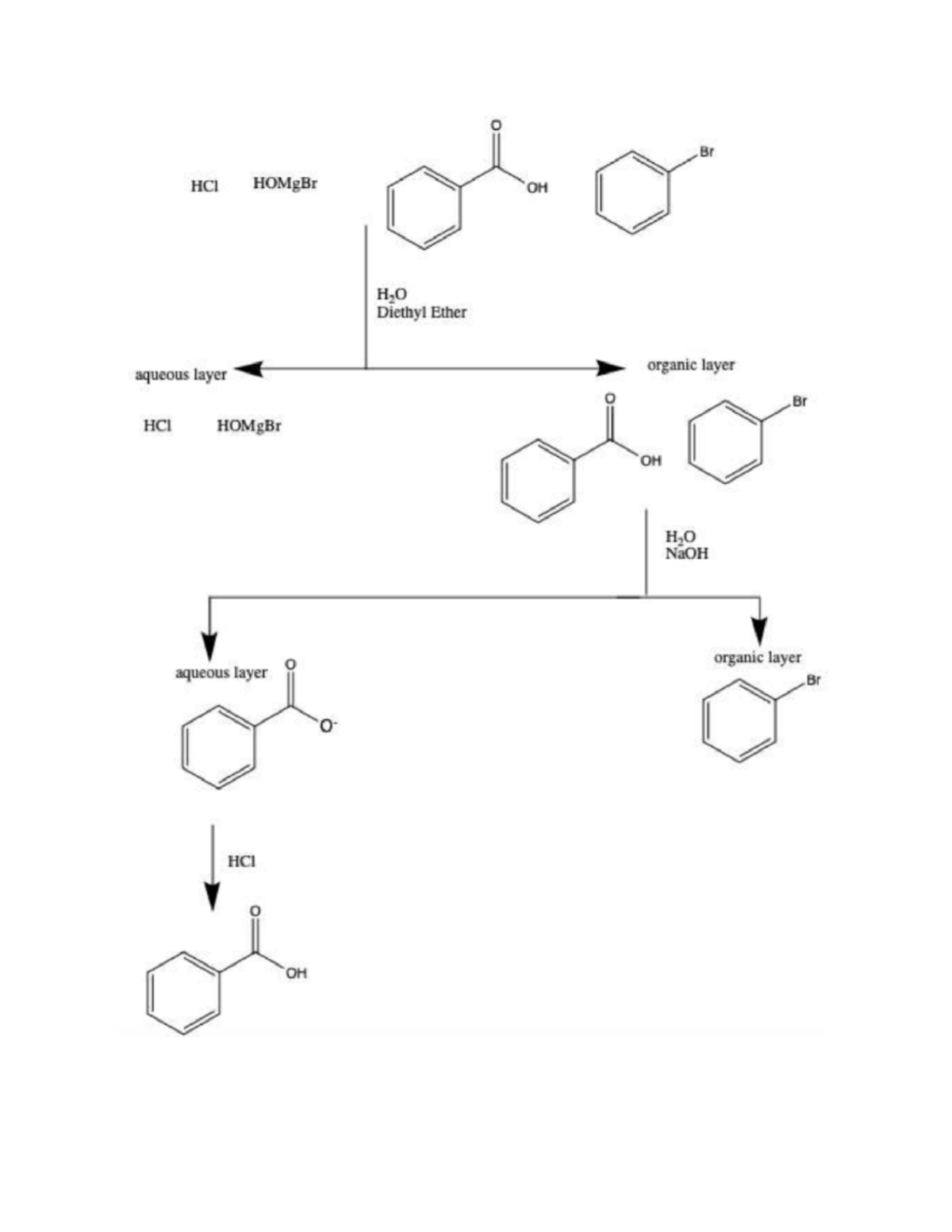 Lab 6 Flowchart - CHM1321 - o Br HCI HOMgBr OH H2O Diethyl Ether ...