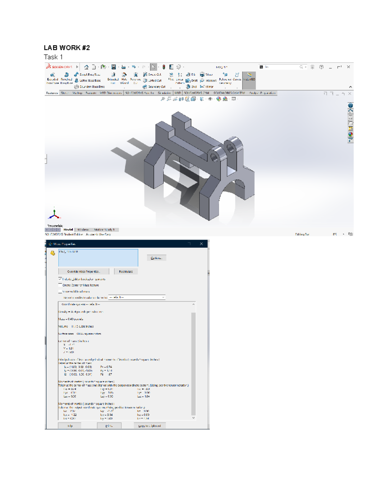 LAB WORK #2 - Wrong submission - LAB WORK Task 1 ZBSssoumworss MY BB iso _ x al DSF? swept BG BD ...