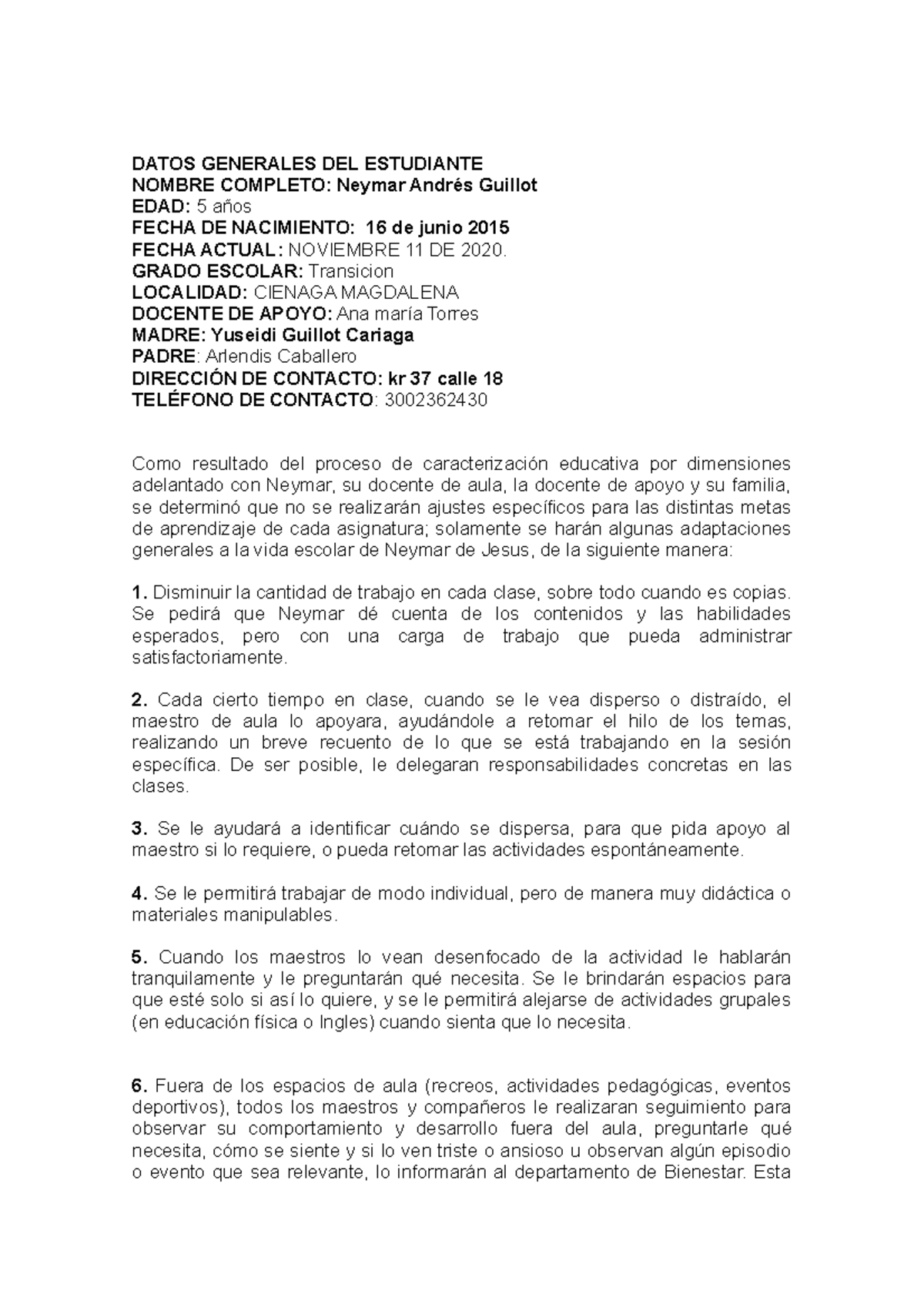 PIAR Primaria - Relacion con la inclusion en las intituciones educativa ...