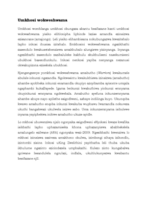 WEEK 06 TUT 4 - Izihlonipho zamabizo - TUTORIAL SECTION 1: Amagama ...