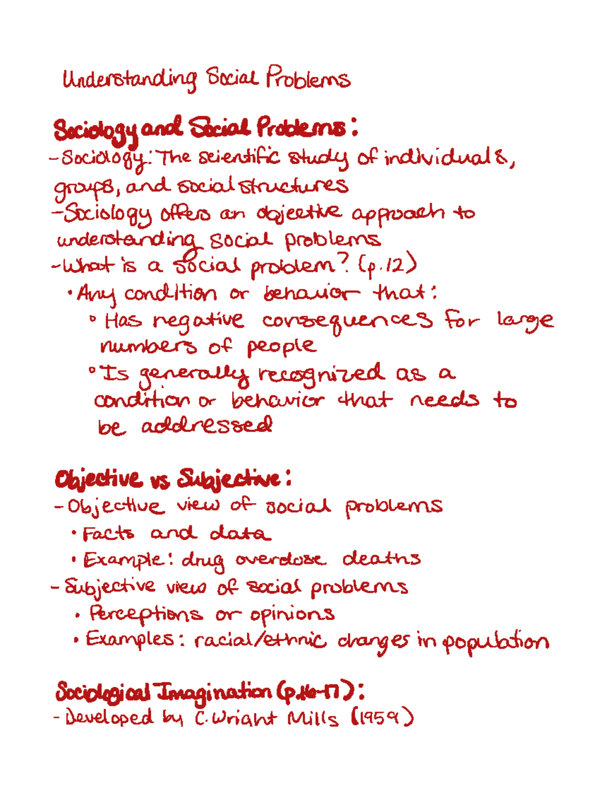Chapter 1 - Understanding Social Problems Sociology and Social Problems ...