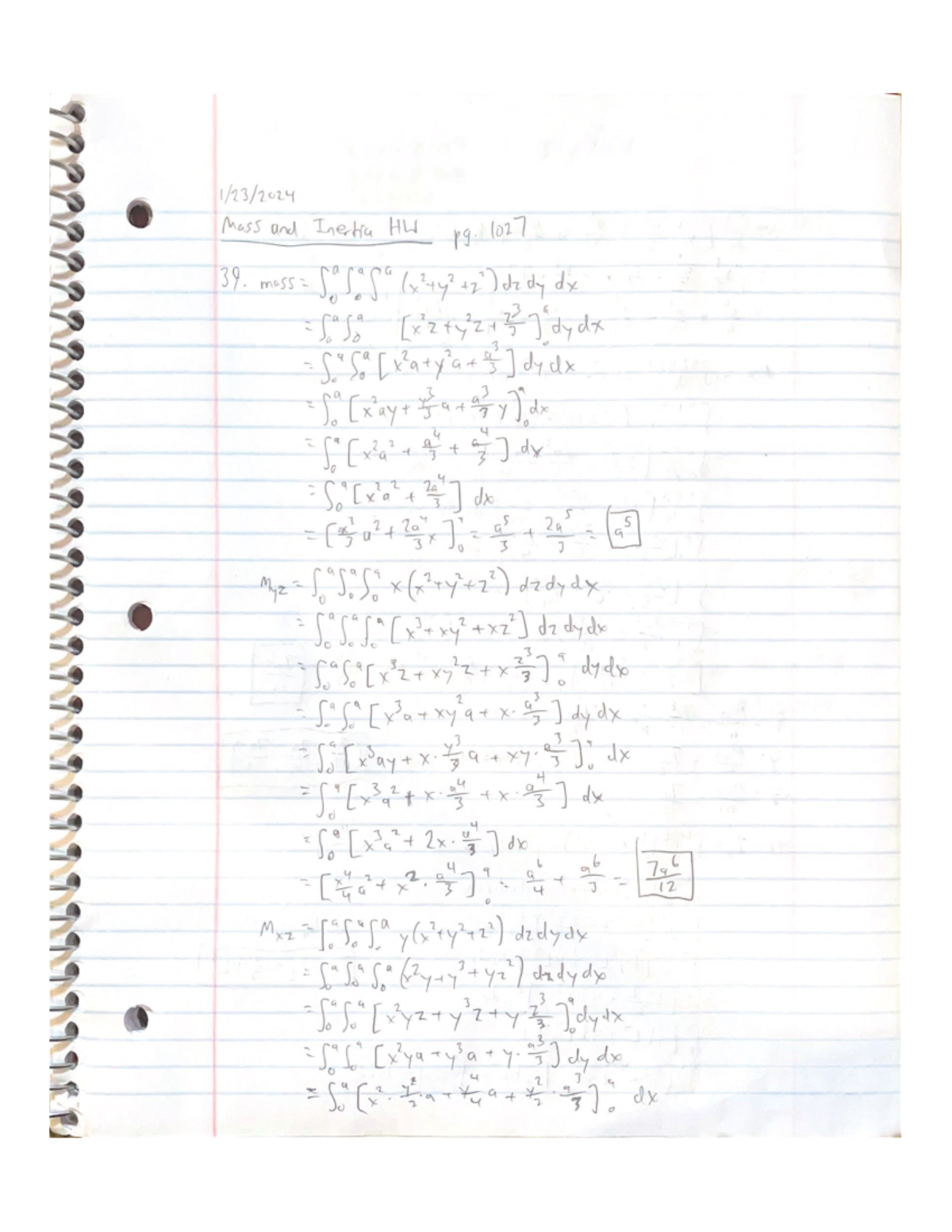 Calc HW 1-24-24 - MATH 223 - Studocu