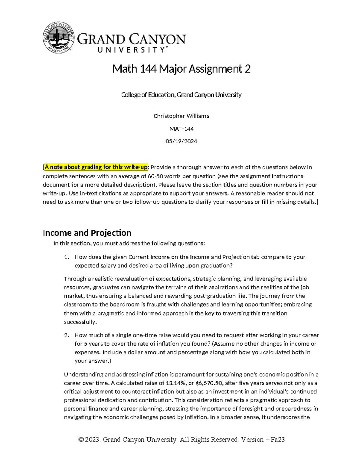 MAT-144-RS-Online-MA2 Write-up 20240111 - Math 144 Major Assignment 2 ...