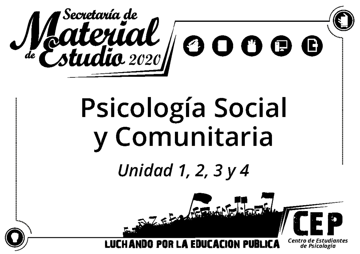 Unidad 1, 2, 3, 4 - 2020 - dsfsf - Psicología Social y Comunitaria ...